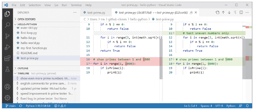 Learning to Program with Git Support
