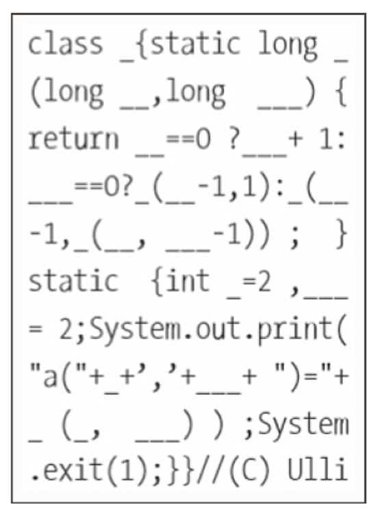 Elements of the Java Programming Language