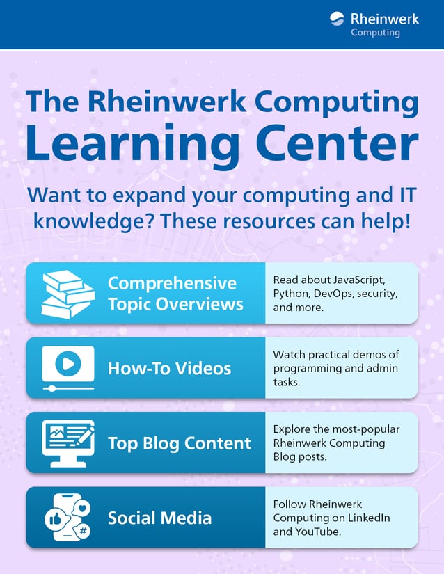 Why Choose The Rheinwerk Computing Learning Center Comprehensive